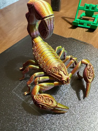 Designer SCORPION Sculpture by 29FLO MakerWorld: Download Free 3D Models