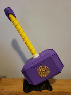 Thor Hammer Stand - Free 3D Print Model - MakerWorld