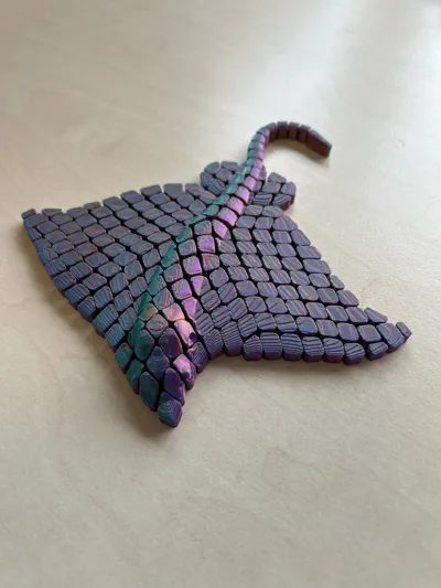 Eddie The Eagle Ray Flexi by 3D_Grandpa MakerWorld: Download Free 3D Models