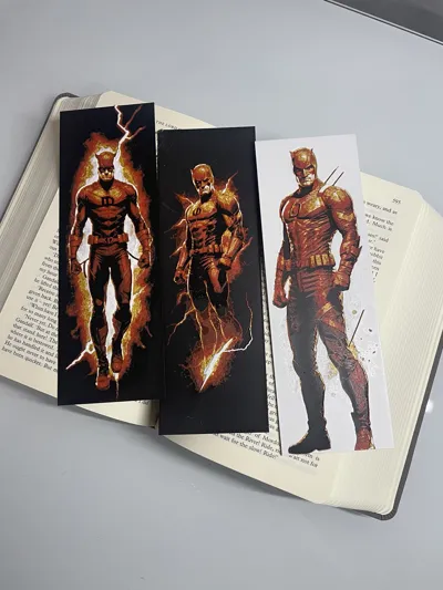 Fan Art Set of 3 Bookmarks - Variations on Marvel Comic Character ...