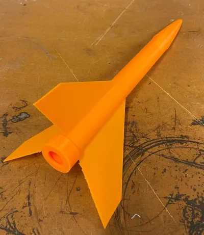 Model Rocket with motor mount by (:DampMoths:) MakerWorld: Download Free 3D Models