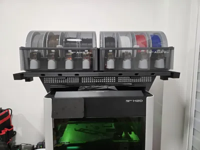 H2D Dual AMS 2 Pro Shelf - H2Dual AMS by Nothing Spectacular MakerWorld ...