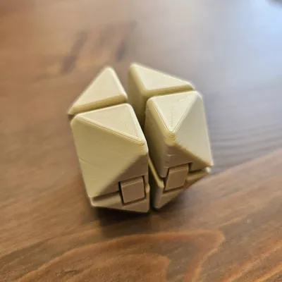 Infinity triangle cube fidget toy by silver MakerWorld: Download Free ...