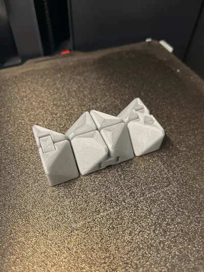 Infinity triangle cube fidget toy by silver MakerWorld: Download Free ...