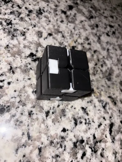 Infinity triangle cube fidget toy by silver MakerWorld: Download Free ...