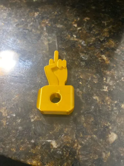 Gravity Carrot Middle Finger Knife by H-智造 MakerWorld: Download Free 3D ...