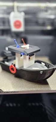 Floating and Motorized Benchy (Kit-010 optional) by Tim_Bricker MakerWorld: Download Free 3D Models