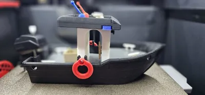 Floating and Motorized Benchy (Kit-010 optional) by Tim_Bricker MakerWorld: Download Free 3D Models