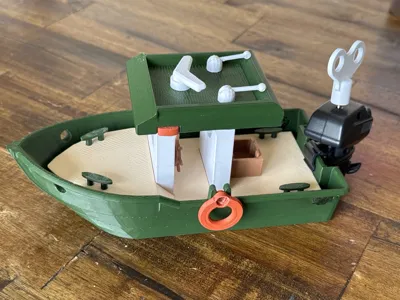 Floating and Motorized Benchy (Kit-010 optional) by Tim_Bricker ...