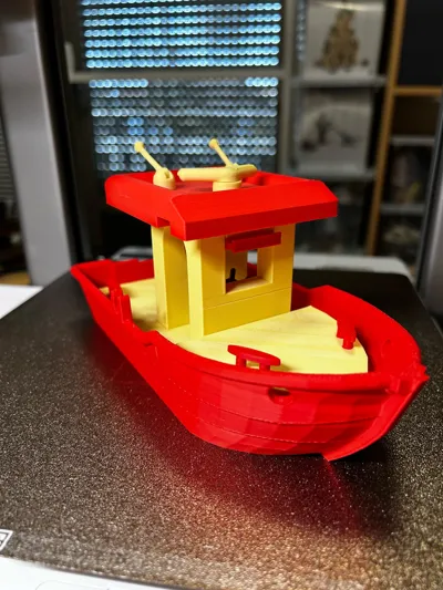 Floating and Motorized Benchy (Kit-010 optional) by Tim_Bricker MakerWorld: Download Free 3D Models
