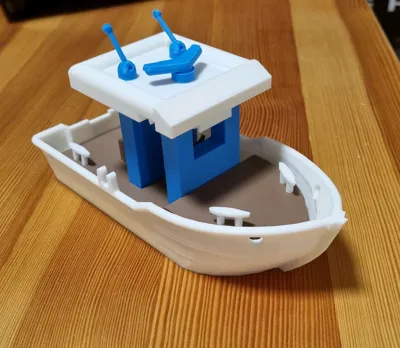 Floating and Motorized Benchy (Kit-010 optional) - Free 3D Print Model ...