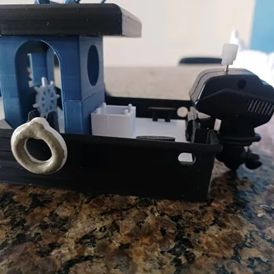 Floating and Motorized Benchy (Kit-010 optional) by Tim_Bricker MakerWorld: Download Free 3D Models