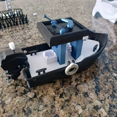 Floating and Motorized Benchy (Kit-010 optional) by Tim_Bricker MakerWorld: Download Free 3D Models