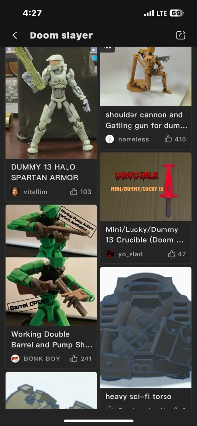 dummy 13 doom slayer - Free 3D Print Model - MakerWorld