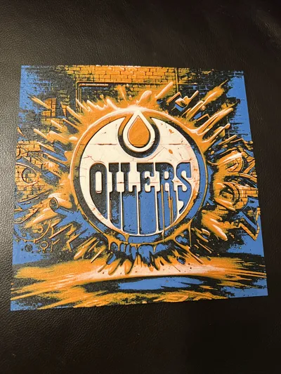 Edmonton Oilers - Graffiti Style - Hueforge by Canadian Gamer ...