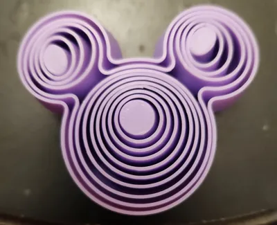Mickey Mouse Layered Fidget by 3DPmom MakerWorld: Download Free 3D Models