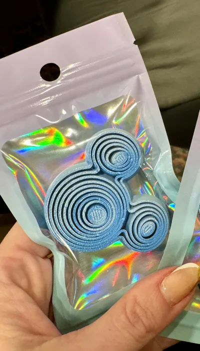 Mickey Mouse Layered Fidget by 3DPmom MakerWorld: Download Free 3D Models