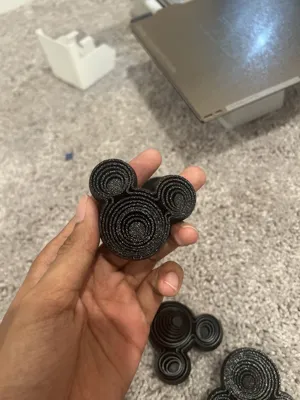 Mickey Mouse Layered Fidget by 3DPmom MakerWorld: Download Free 3D Models
