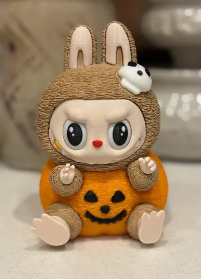 Labubu Sitting on Pumpkin 2.0 - Spooky Carnival Series (Multipart ...