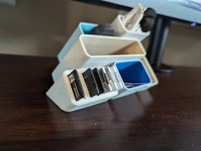 Tilted Desktop Organizer (minimal, modern and colorful storage) by ...