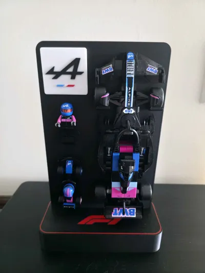 F1 Speed Champions Mount | All Team Logos Included - Free 3D Print ...