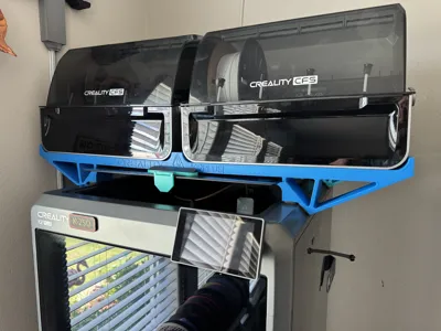 Creality K2 Plus Dual CFS Riser by Hi-Tech Redneck MakerWorld: Download ...