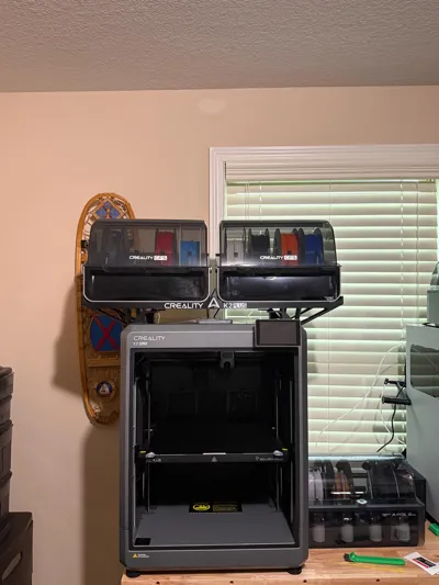 Creality K2 Plus Dual CFS Riser by Hi-Tech Redneck MakerWorld: Download ...