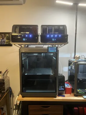 Creality K2 Plus Dual CFS Riser by Hi-Tech Redneck MakerWorld: Download ...