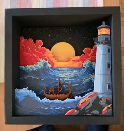 The Old Benchy and The Sea by Bedlam Threadz MakerWorld: Download Free ...