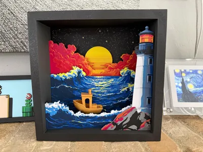 The Old Benchy and The Sea by Bedlam Threadz MakerWorld: Download Free ...