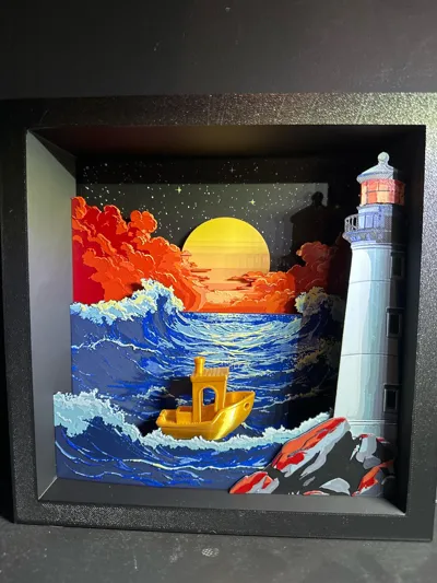 The Old Benchy and The Sea by Bedlam Threadz MakerWorld: Download Free ...