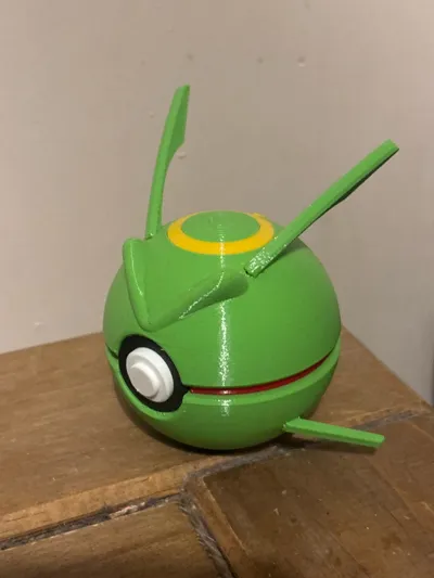 Rayquaza Pokeball - Free 3D Print Model - MakerWorld