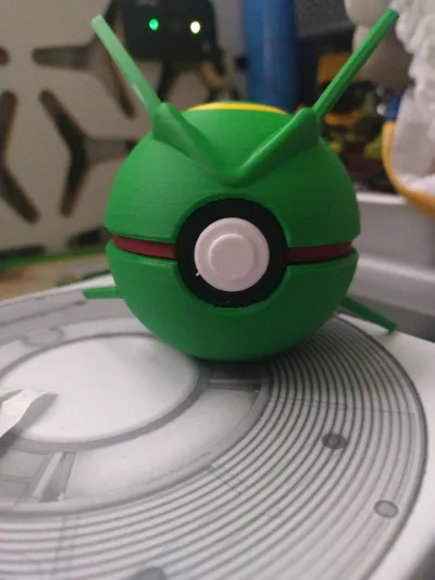 Rayquaza Pokeball - Free 3D Print Model - MakerWorld