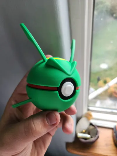 Rayquaza Pokeball - Free 3D Print Model - MakerWorld