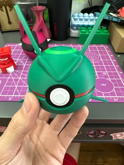 Rayquaza Pokeball by Poke Prints MakerWorld: Download Free 3D Models