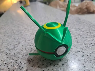 Rayquaza Pokeball by Poke Prints MakerWorld: Download Free 3D Models