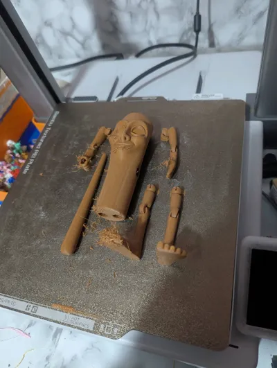 Tung tung tung sahur articulated toy by Hiko 3DMakerWorld: Download Free 3D Models