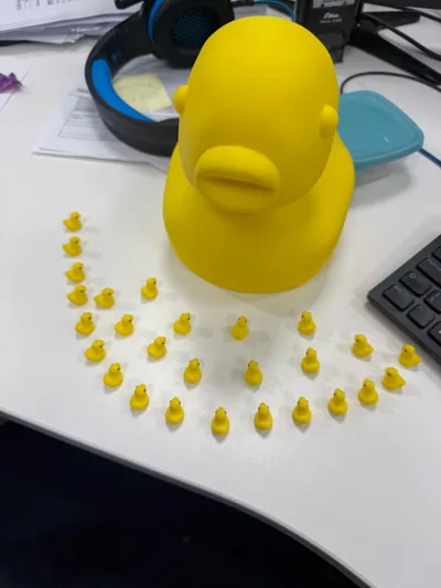 Tiny Rubber Ducks for Hiding & Duck Army | AMS - Free 3D Print Model ...