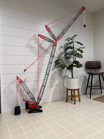 Liebherr LR 11000 Power Boom Crane, 1:50 Scale - Free 3D Print Model ...
