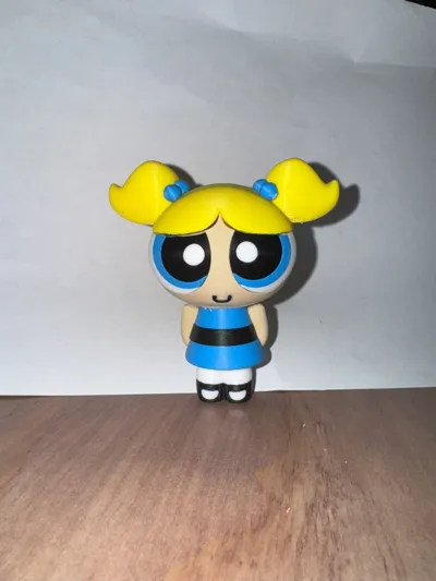 The Powerpuff Girls Bubbles (multi-part print, AMS not required, 9cm ...
