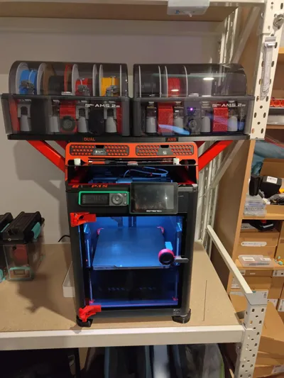 Dual AMS PRO 2 Riser System by RetroTronix MakerWorld: Download Free 3D ...