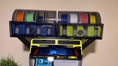 Dual AMS PRO 2 Riser System - Free 3D Print Model - MakerWorld