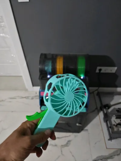 Manual Hand-cranked Handheld Fan by yongyia3D MakerWorld: Download Free ...