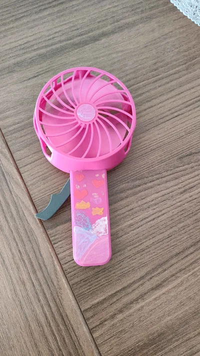 Manual Hand-cranked Handheld Fan - Free 3D Print Model - MakerWorld