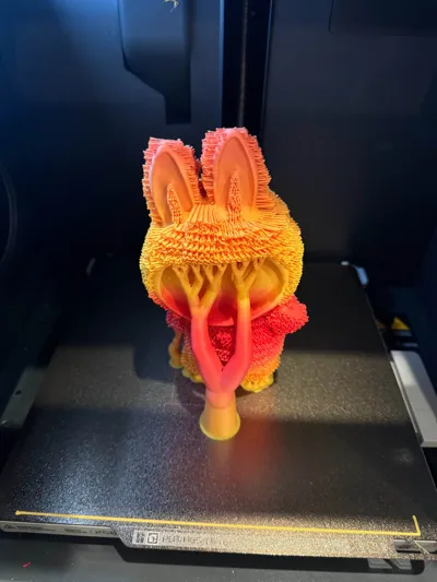 Labubu Leader - Zimomo with Long Fur - Stiff Short Curls - Multipart ...