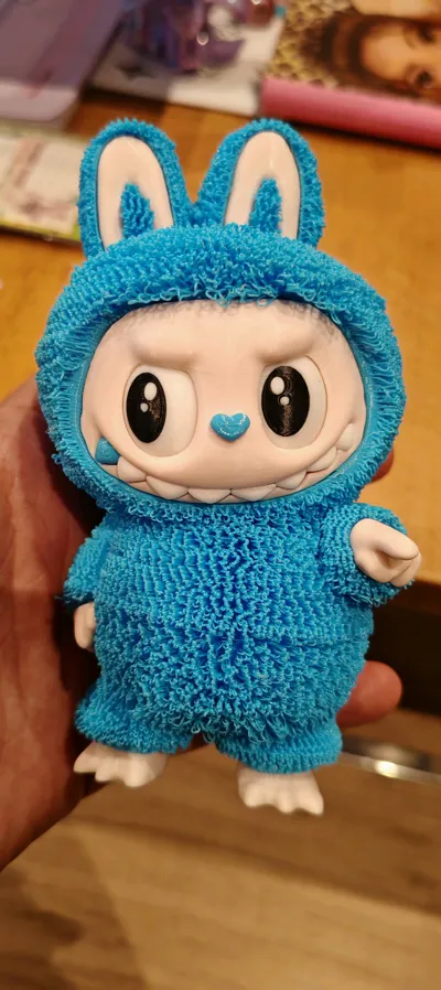 Labubu - Hope Labubu (Long Hair Version) Super Dense Fluffy Short Hair ...