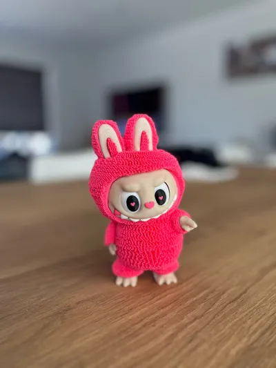 Labubu - Hope Labubu (Long Hair Version) Super Dense Fluffy Short Hair ...