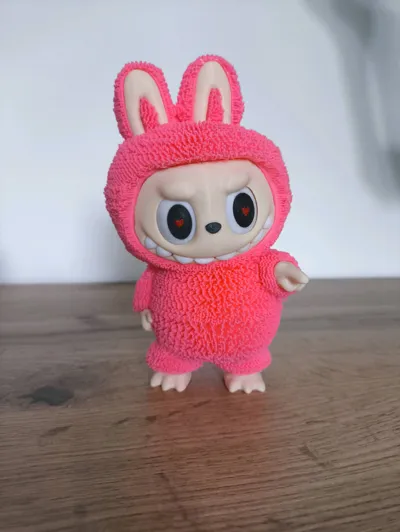 Labubu - Hope Labubu (Long Hair Version) Super Dense Fluffy Short Hair ...