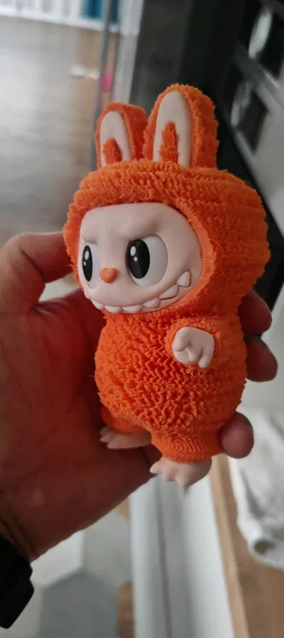 Labubu - Hope Labubu (Long Hair Version) Super Dense Fluffy Short Hair ...