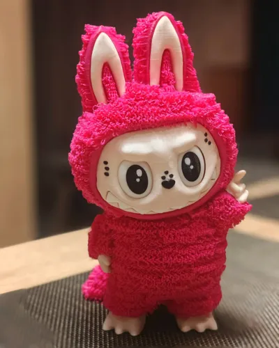 Labubu - Hope Labubu (Long Hair Version) Super Dense Fluffy Short Hair ...